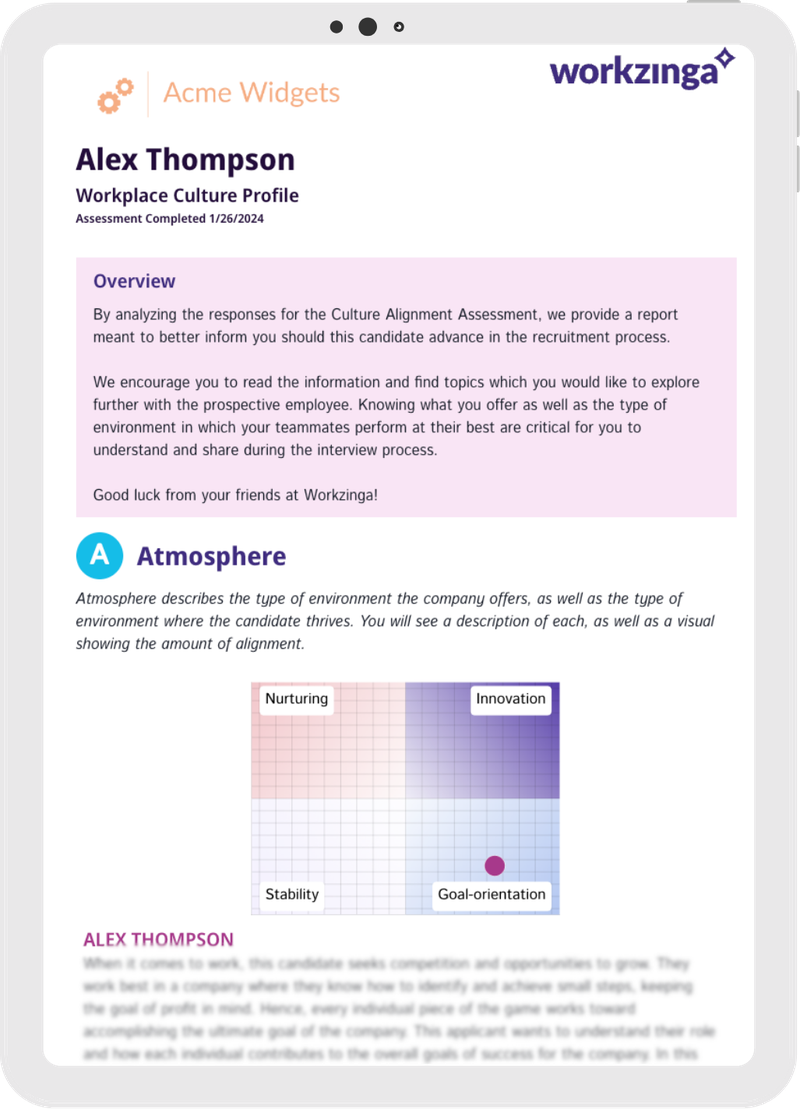 Our Suite of Culture Alignment Solutions | Workzinga